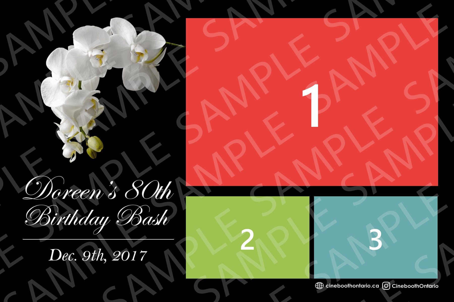 Premium Birthday Templates 3H8 | Photo Booth Templates