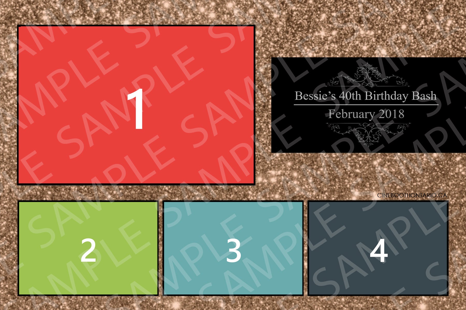 Premium Birthday Templates 4H4 | Photo Booth Templates