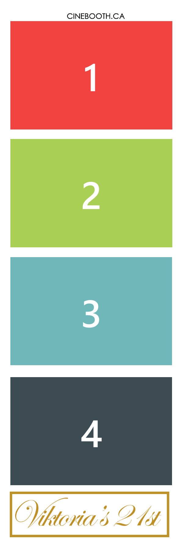 Premium Birthday Templates 4V1 | Photo Booth Templates