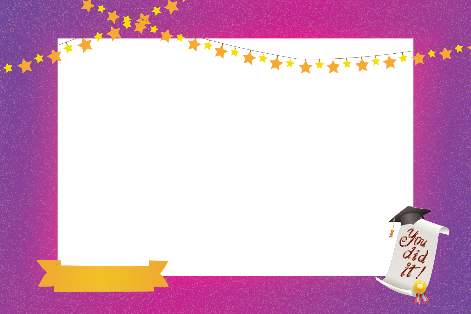Graduation Purple Templates | Photo Booth Templates