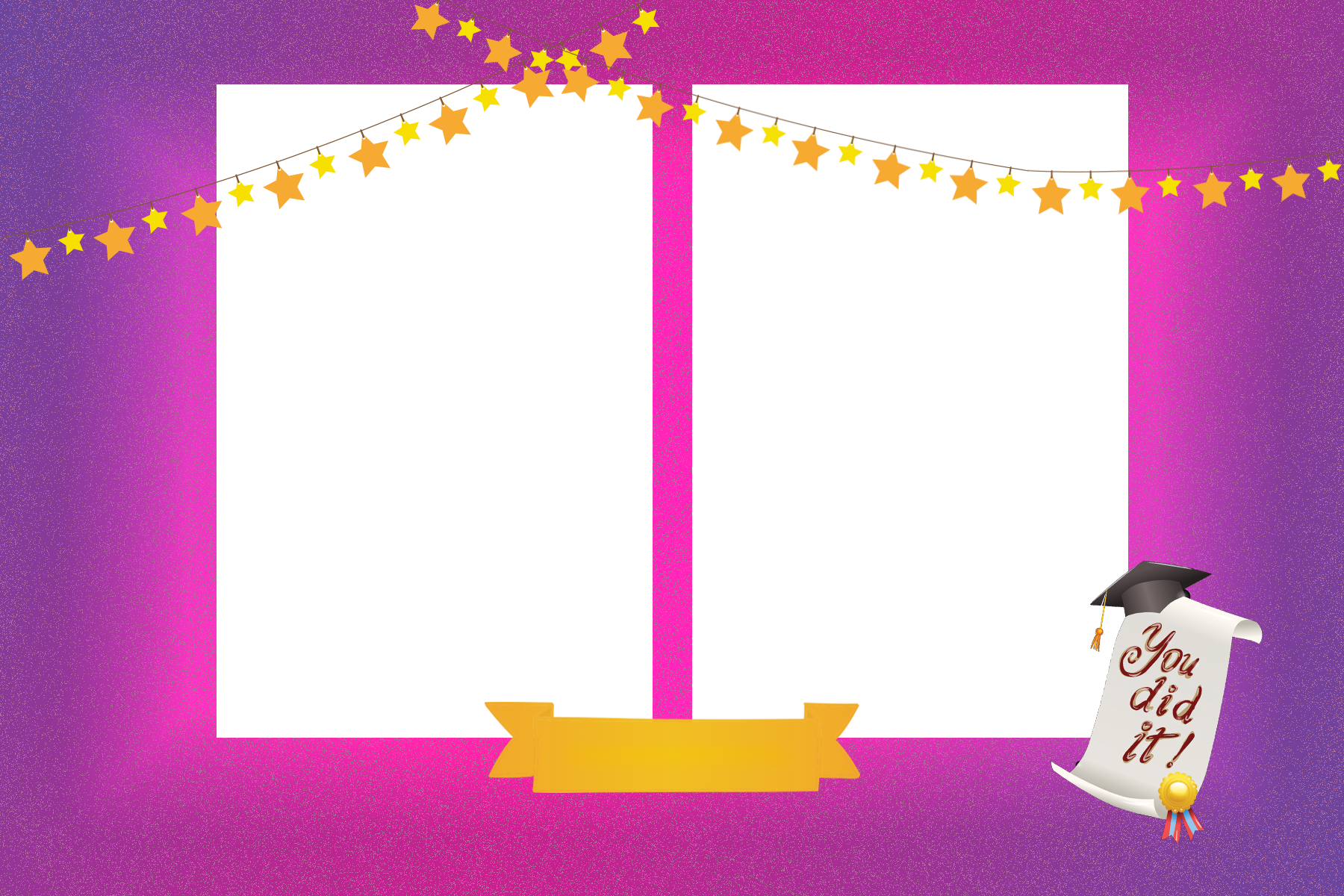 Graduation Purple Templates | Photo Booth Templates