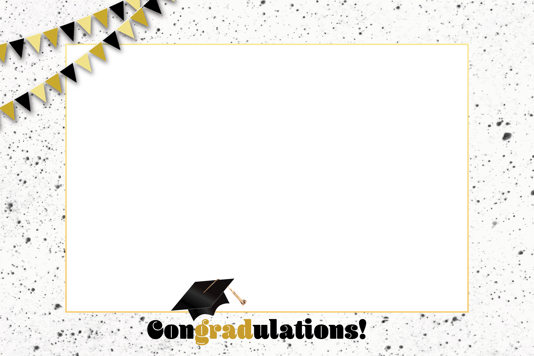 Graduation White Templates | Photo Booth Templates