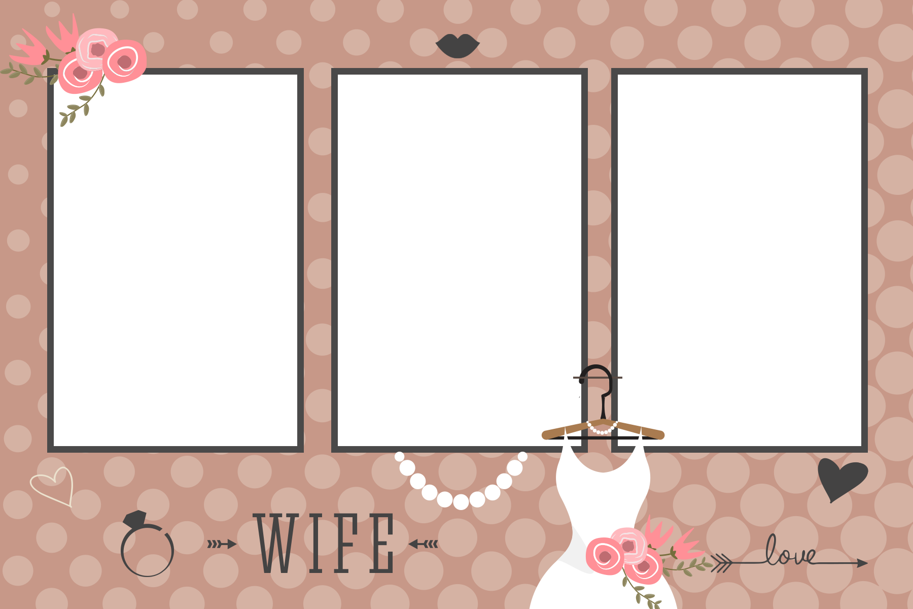 Wedding Couple Templates | Photo Booth Templates