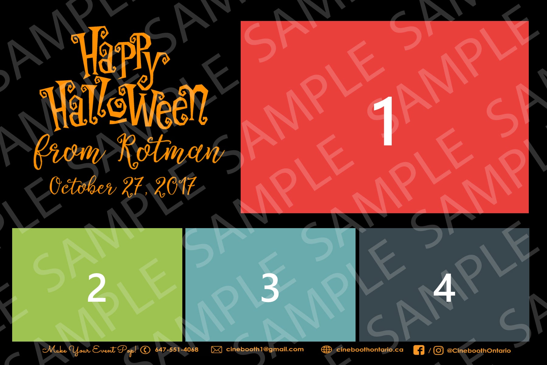 Premium Holiday Templates 4H4 | Photo Booth Templates