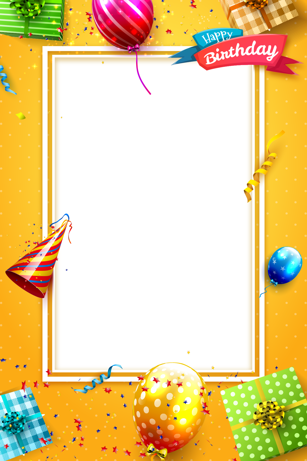 Birthday Templates Design | Photo Booth Templates