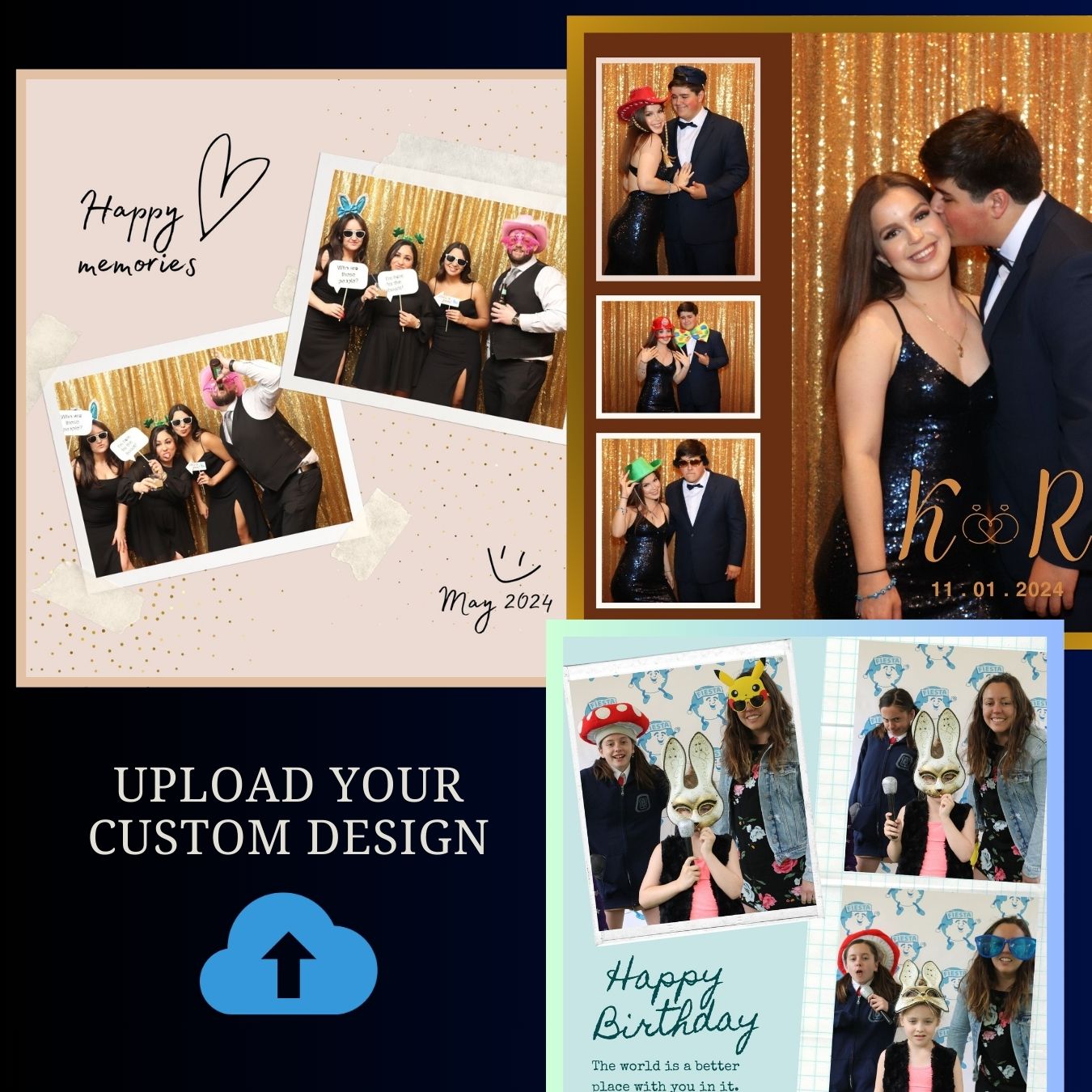 Custom Photo Booth Template Prepared by Client | Photo Booth Templates