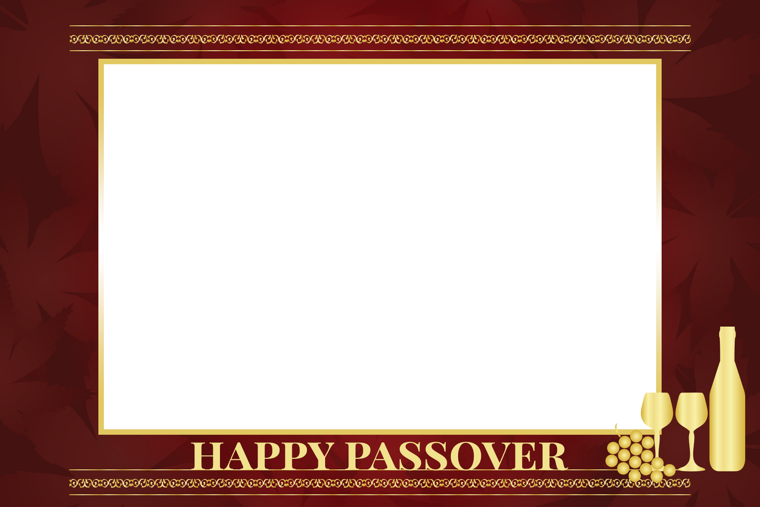 Passover Mirror Photo Booth Templates