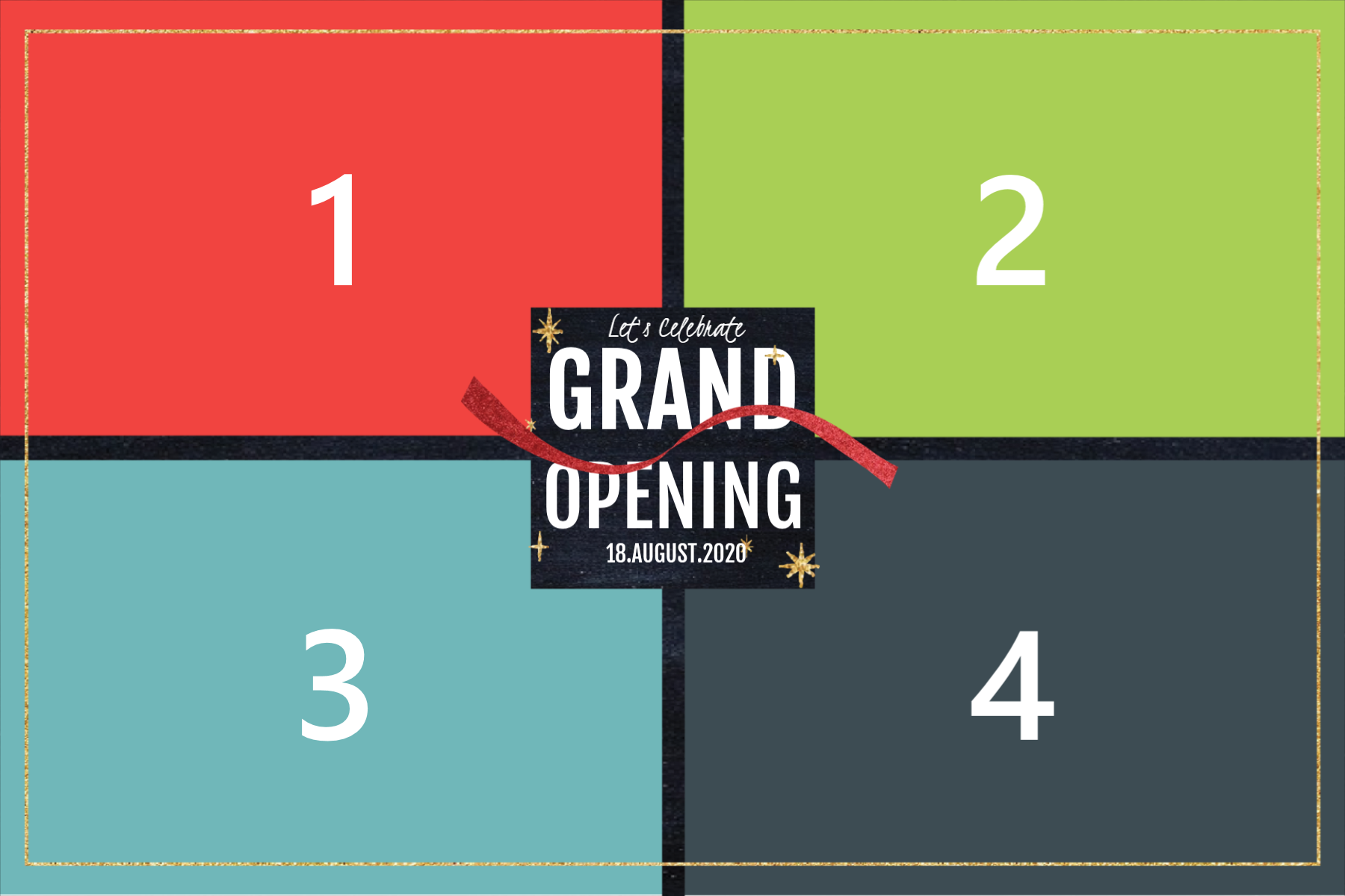 Premium Grand Opening Templates 4H9 | Photo Booth Templates